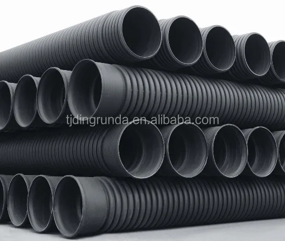 18 Inch 24 Inch Plastic Road Culvert Pipe HDPE Corrugated