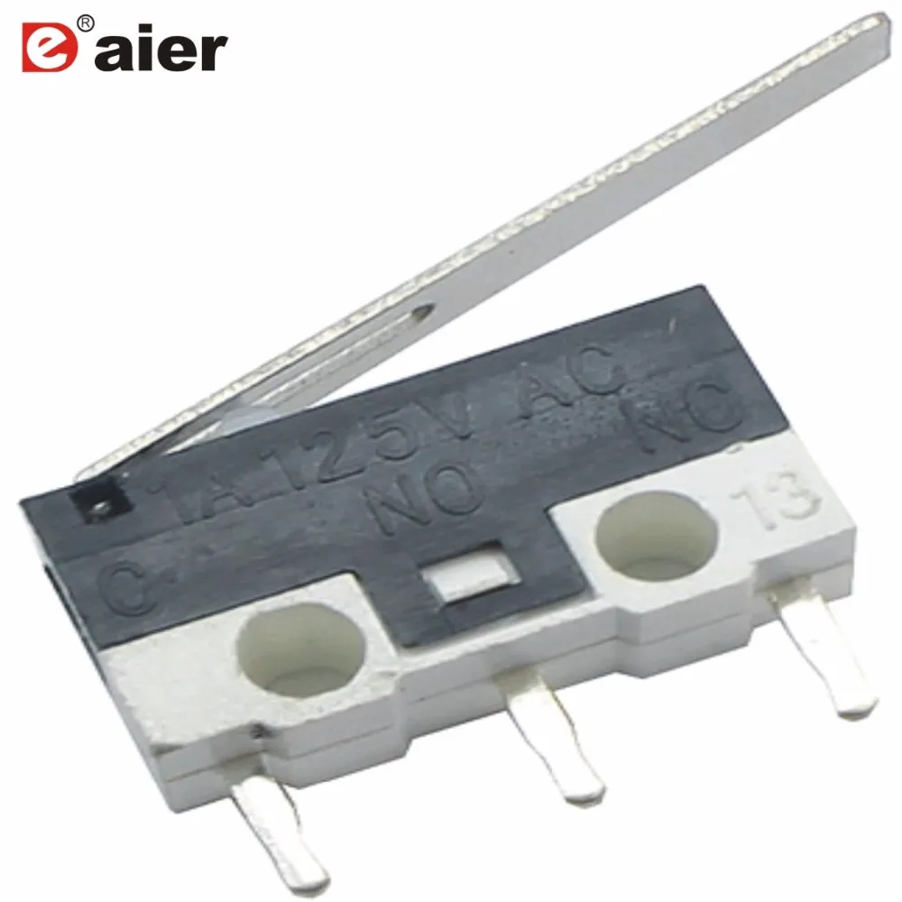 1a 125vac 3pin Long Lever Micro Switch Spdt For Mouse - Buy Micro ...