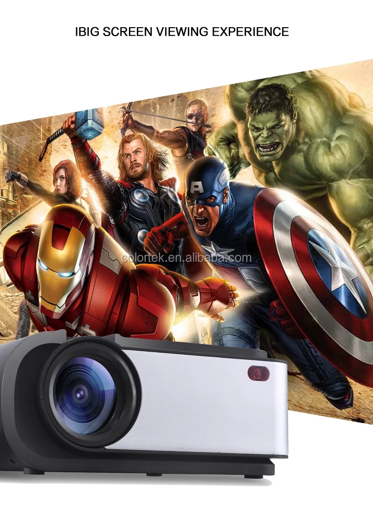 H89 LED Projector - Full HD 1280x720 Home Cinema Experience
