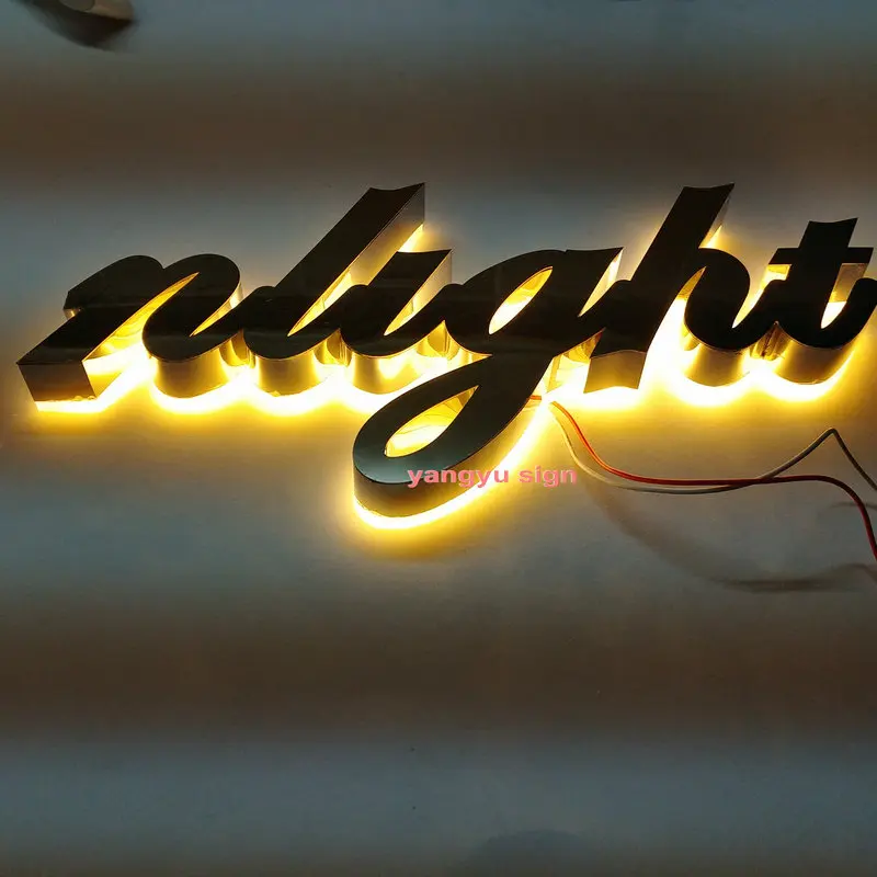 Customized Outdoor 3d Led Name Board Shop Sign - Buy Led Name Board ...