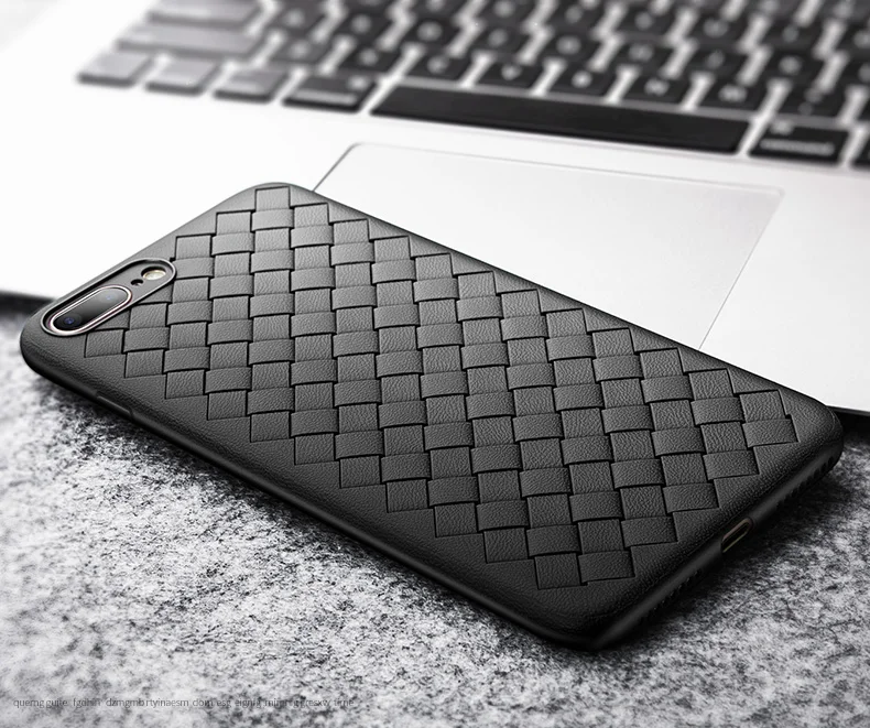 Best Selling Woven Weave Pattern Breathable Soft Tpu Mobile Phone Case ...