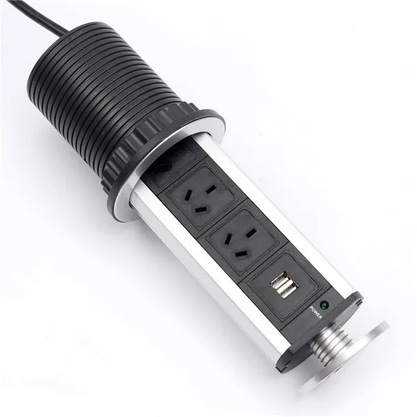 Australian Worktop Pull Up Socket Outlet / Kitchen Pop Up Retractable ...
