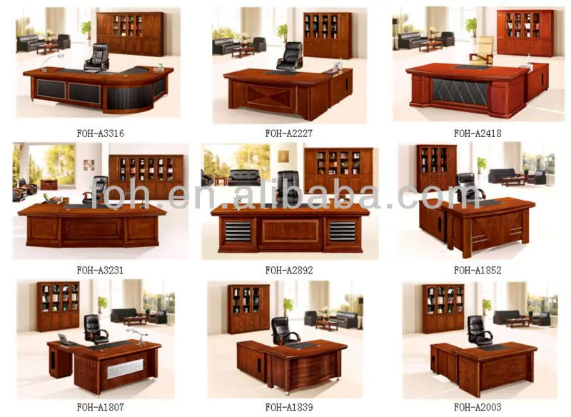 Full Package Executive Office Wood Desk and Chair to Los Angeles