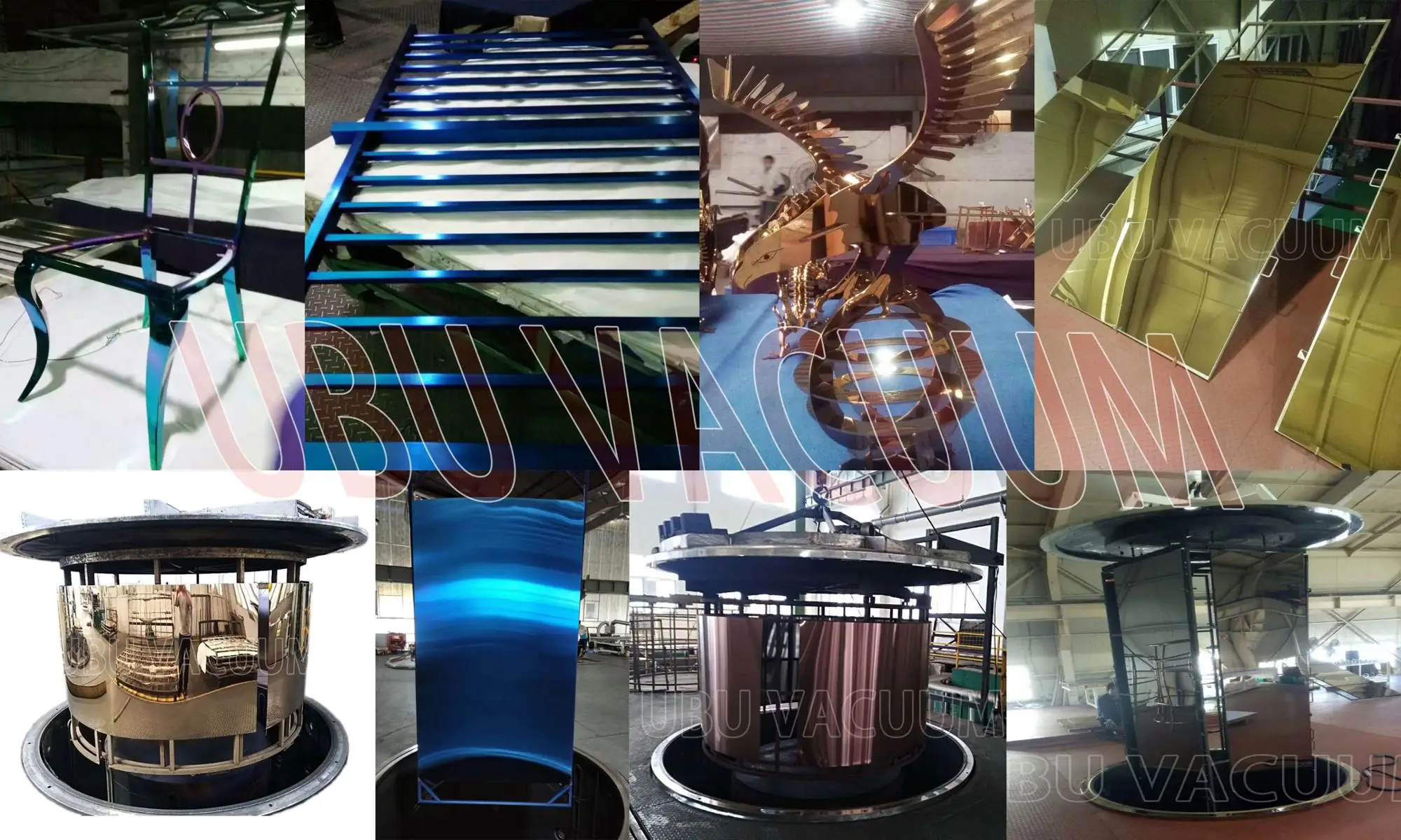 Colorful Stainless Steel Vacuum Coating Equipment Large Pvd Titanium ...