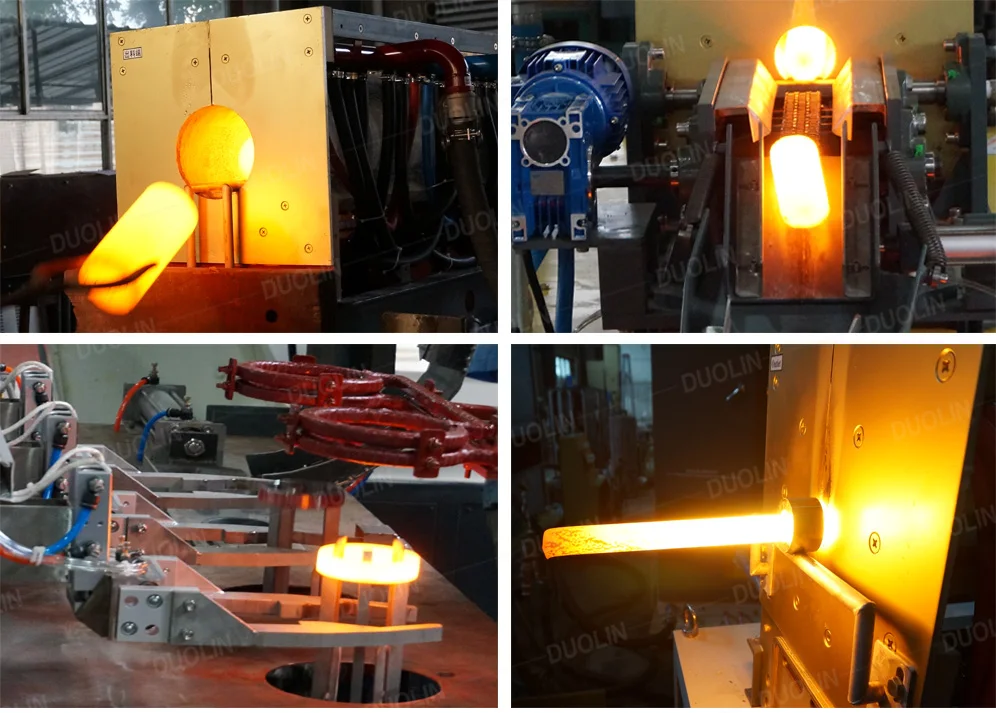 Bolt Head Induction Hot Forging Machine Steel Bar Billet Rod End Nuts ...