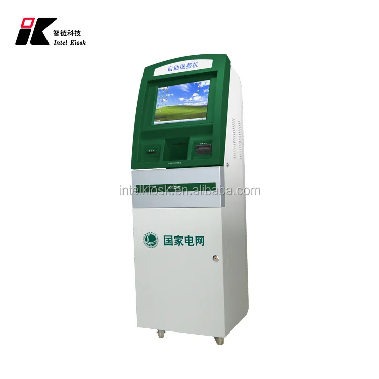 High Quality Cash Receiving Deposit Machine / Cash Payment Kiosk With ...