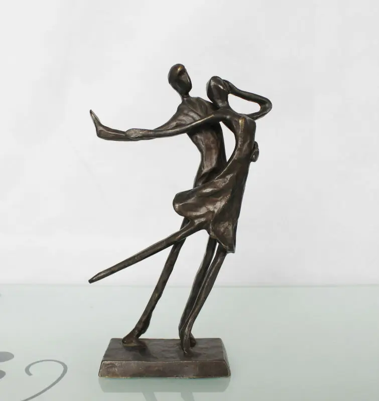 Bronze Dancing Couple Figurines For Home Decor - Buy Dancing Couple ...
