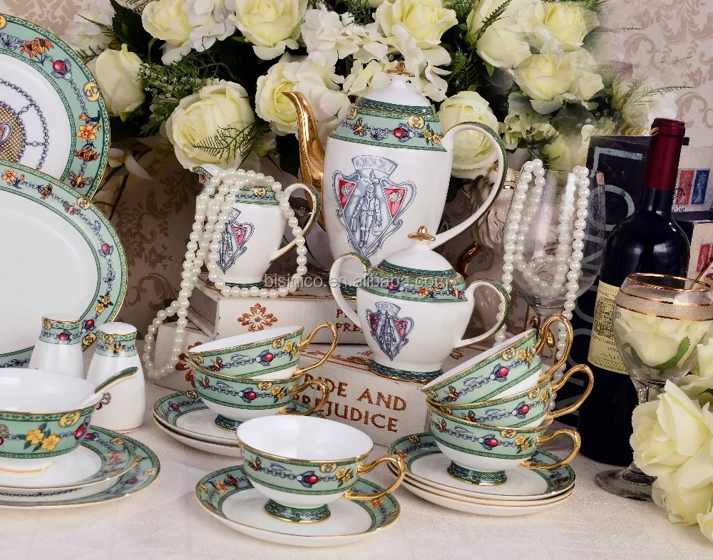 New Design Tea Sets Porcelain And Fine Bone China / Ceramic Tea Set ...