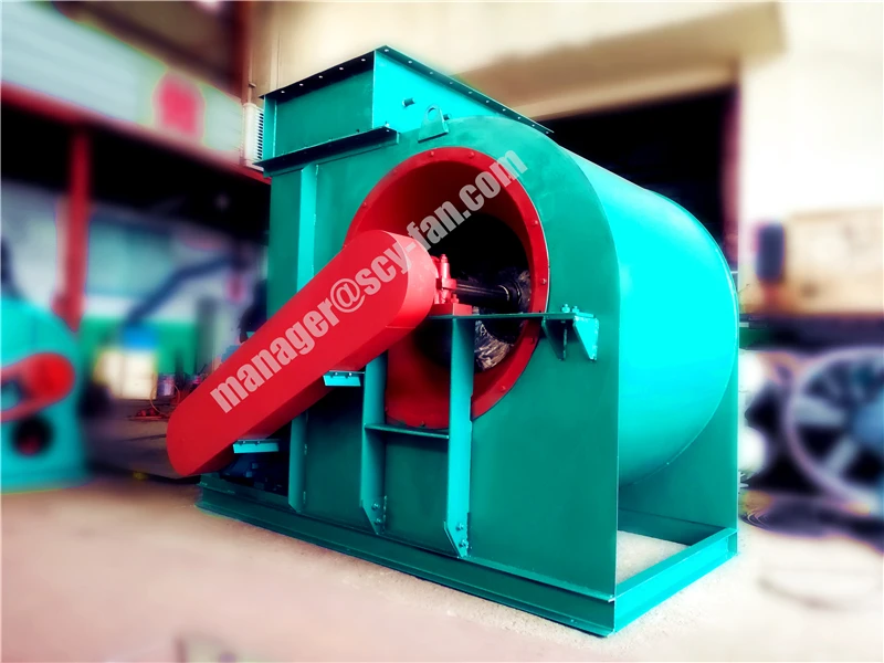 Heavy Duty Medium Pressure Brick Kiln Fan With Cyclone Dust Extractor ...