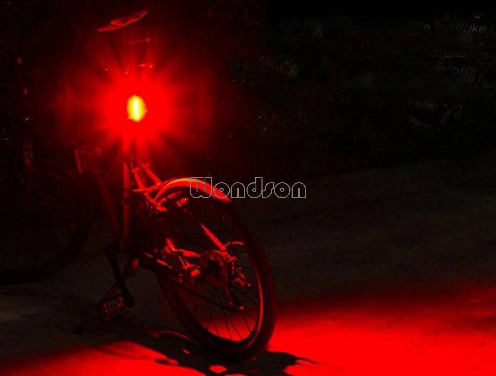 Oem Led Waterproof Bike Bicycle Cycling Front Rear Tail Helmet Red ...