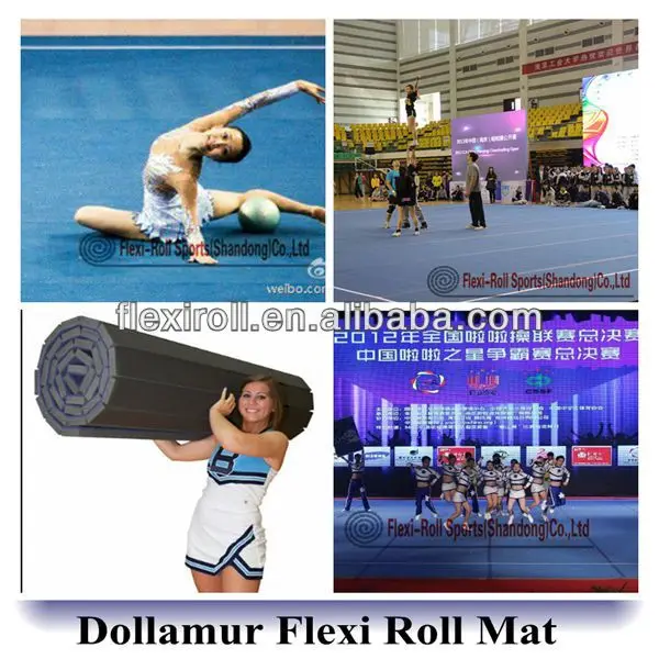 Dollamur Flexi Roll Cheerleading Mats - Durable & Versatile