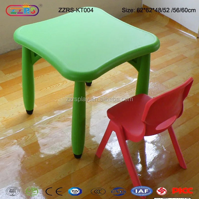 Children Learning Table Plastic Kids Desk And Chair For Day Care Center ...