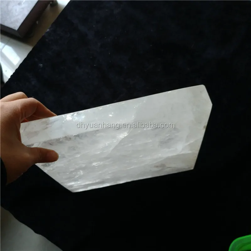 Wholesale Large Natural Quartz Crystal Tile Rock Crystal Plates