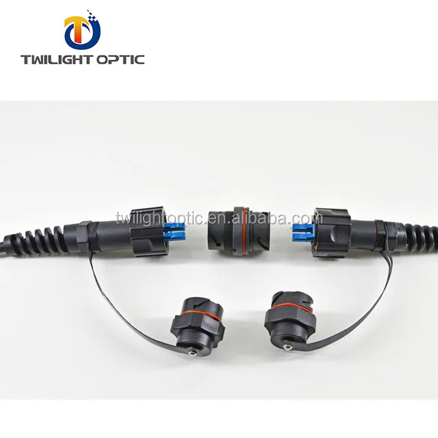 LC Duplex Bulkhead Fiber Optic Connector for Outdoor 5G