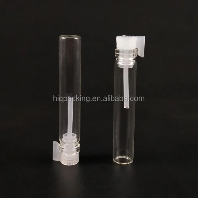 test Tube Glass Bottle 1 ml 2ml Perfume Tester Fragrance Sample Bottle ...