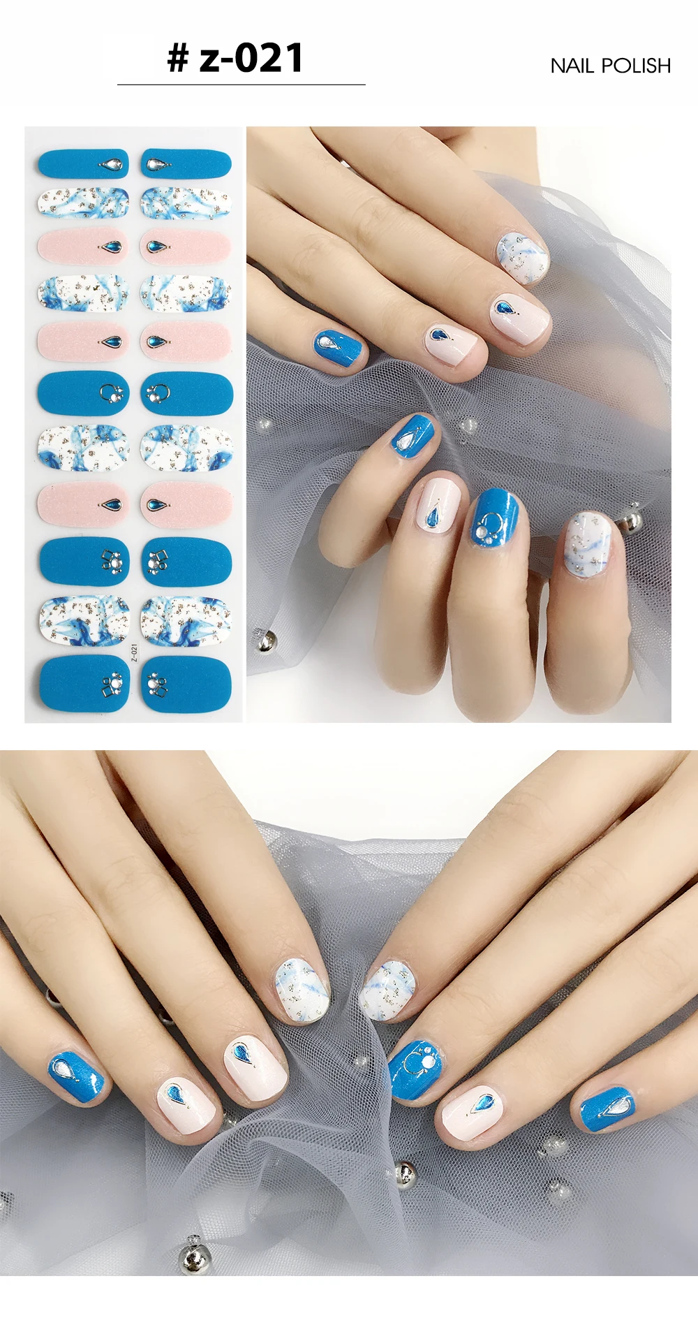 Hot Sale Wholesale Custom Nail Wraps Nail Art Decoration Sticker,Nail ...