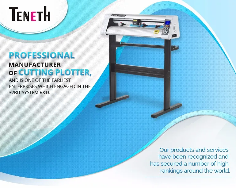 Teneth 48" T48a Vinyl Cutting Plotter Machine Step Motor Cutting ...