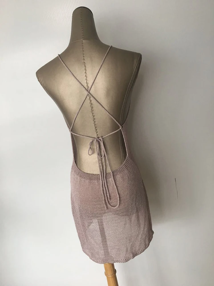 Net Beach Swimsuit For Women Sleeve Cover Ups Bikini Bodycon Cover Up ...