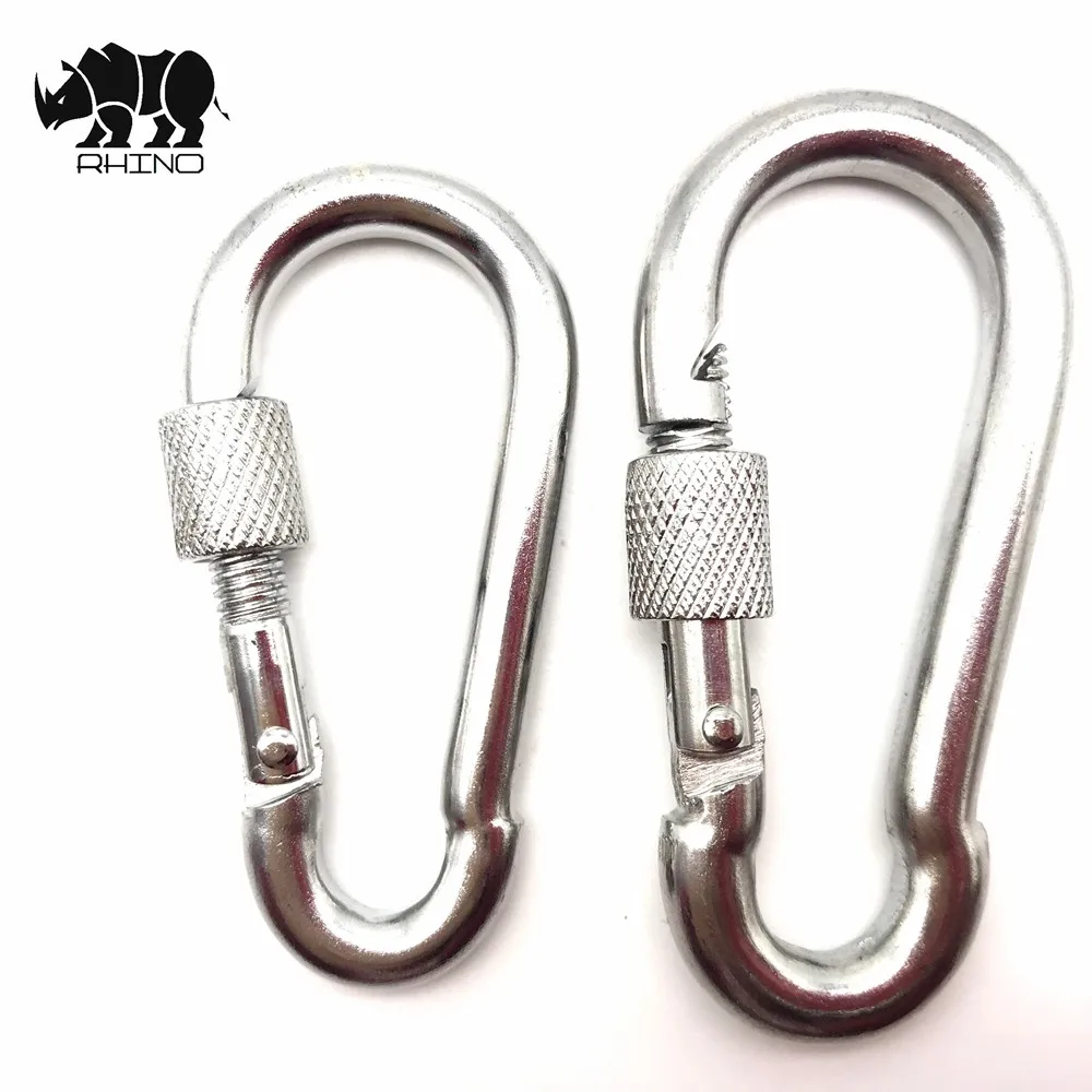 Steel Non Rust Spring Snap Key Chain Clip Hook with Screw Lock