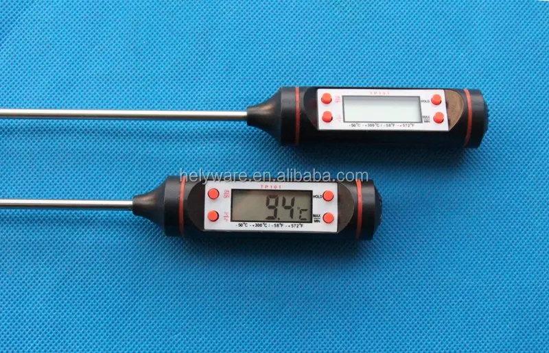 15cm 30cm 50cm Digital Probe Thermometer Pen Type Style Thermometer ...