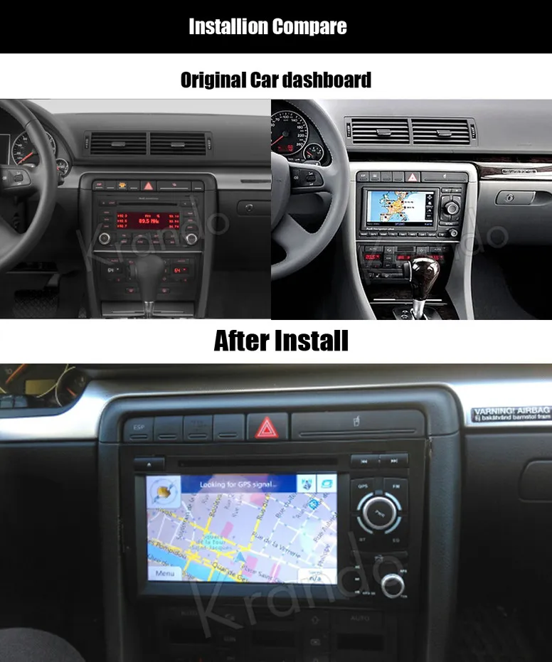 Krando Android 8.0 7'' 32gb Rom Car Radio Gps Navigation System For ...