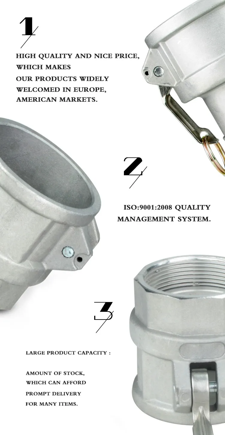 Water Hose Quick Coupling - Camlock Coupling Stainless Steel