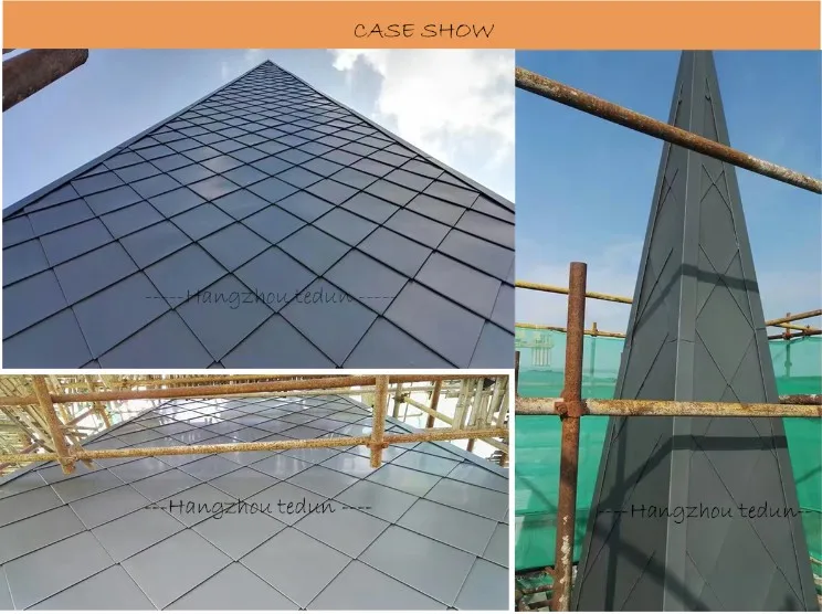 Titanium Zinc Decorative Roof Metal Shingles - Durable & Stylish