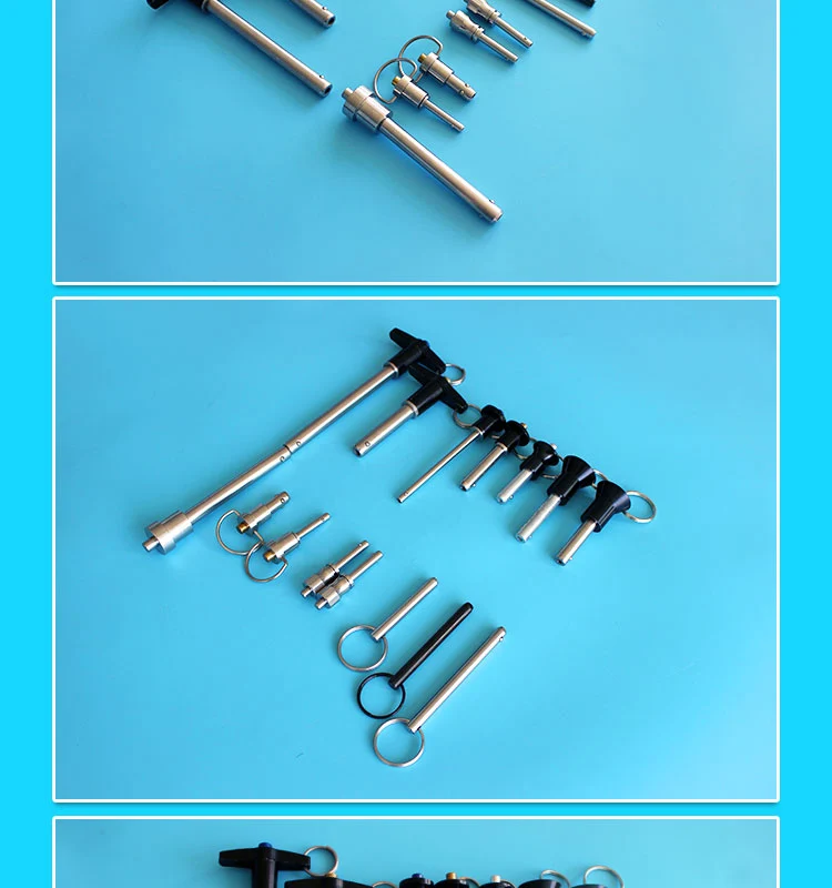 Stainless Steel T Handle 10 Mm Lock Ball Pin Quick Release Pin Ball ...