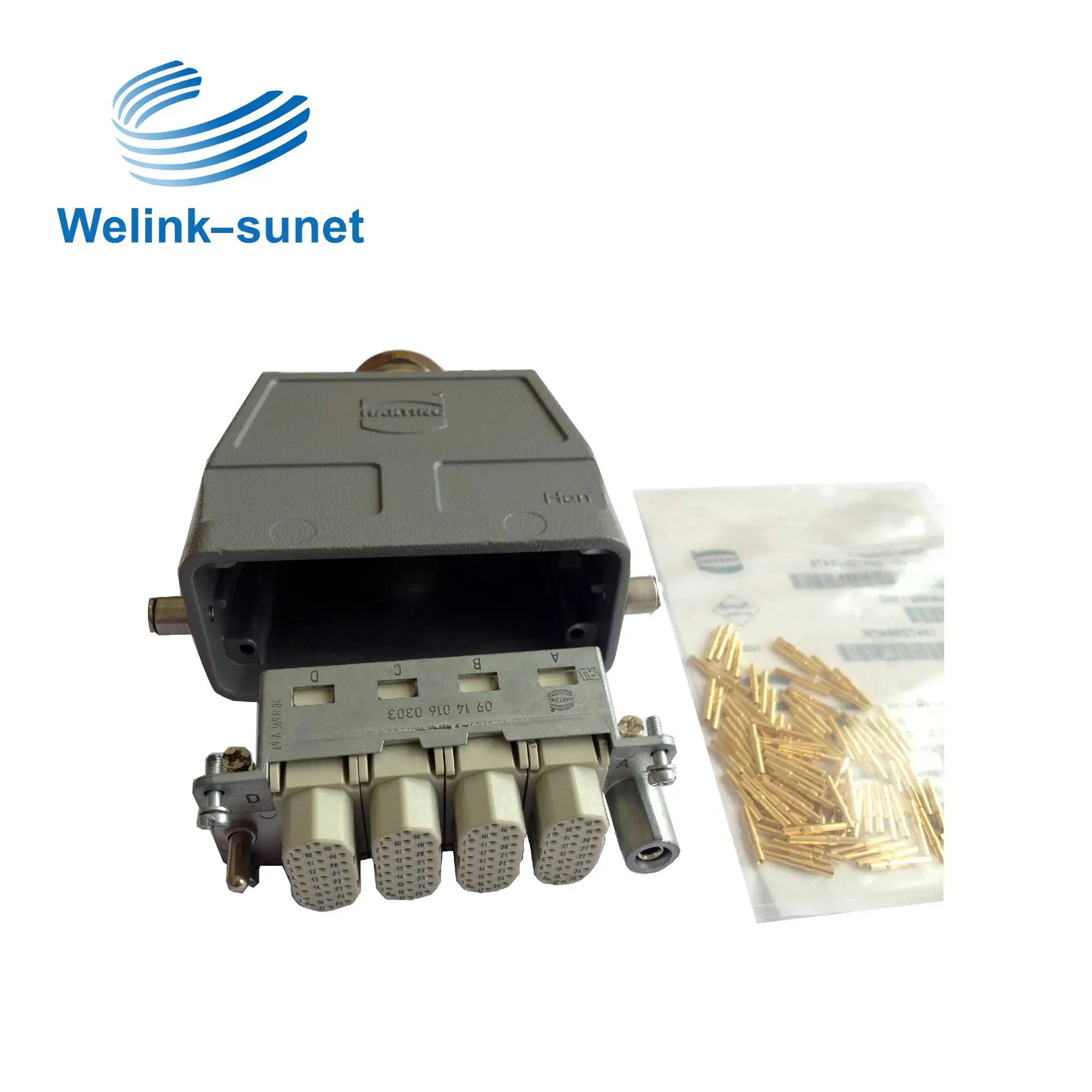 Harting 25pin Connector Voegen M32 Klier Kast Aansluiten Kabelboom Voor ...