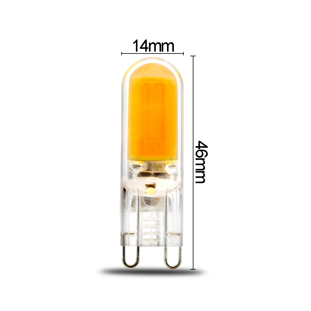 2W G9 LED Light Bulb - 50000 Hours Lifespan & Warm White