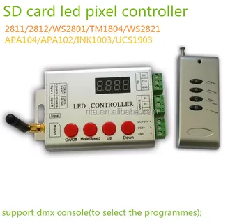 Led Rf Pixel Controller;sd Card;2048pixels Controller;support Dmx ...