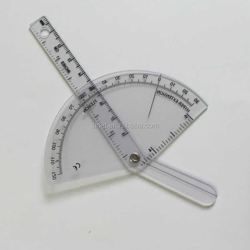 Promotion Medical Plastic Finger Goniometer Flexion 0-120