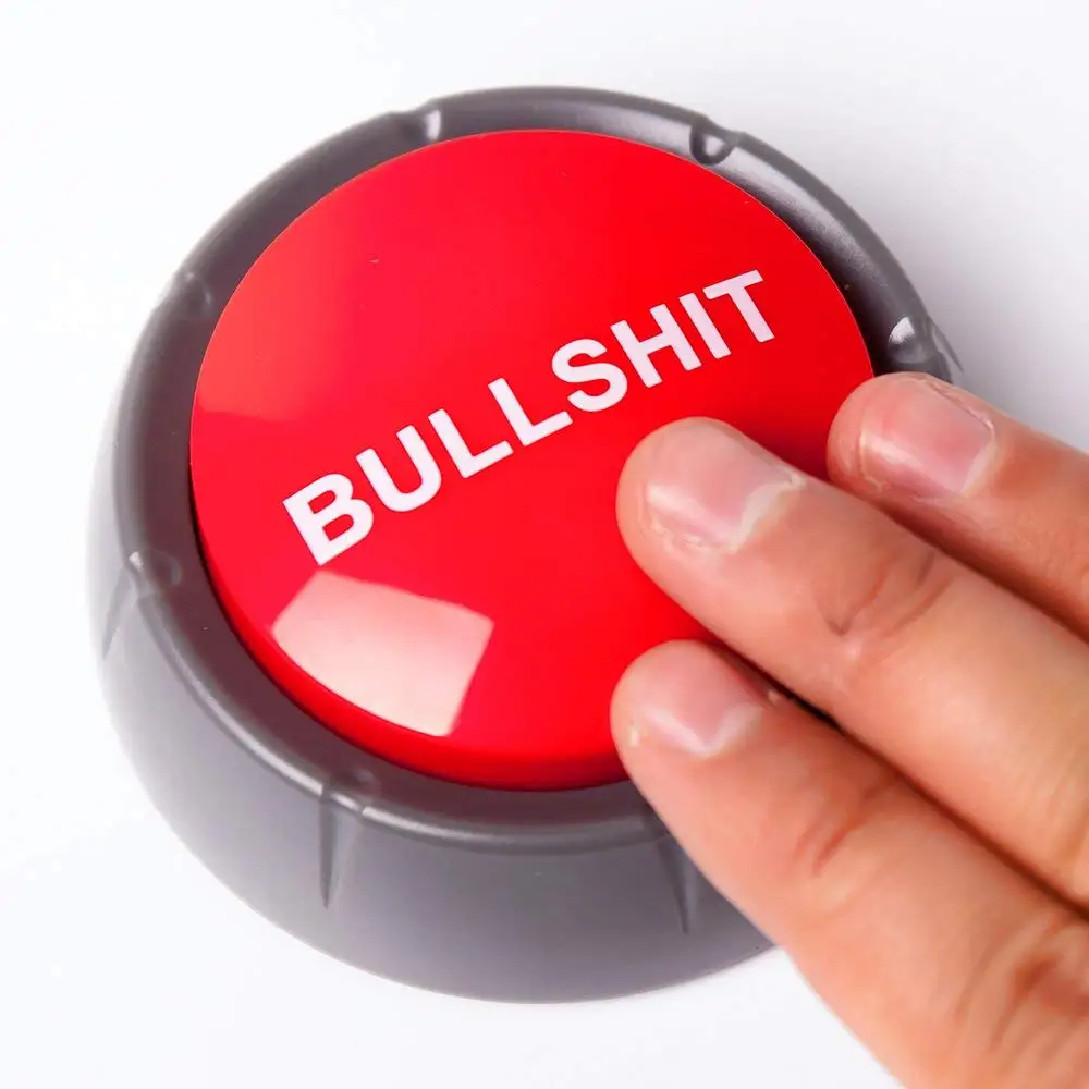 Hot Sale Factory Price Custom Talking Bullshit Button - Buy Custom ...