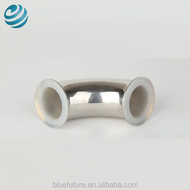 New Design Pfa/ptfe/fep Lined Tri Clamp Fittings 90 Degree Elbow - Buy ...