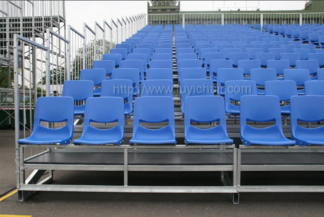 Grada De Aluminio Grada De Lujo Para Asiento De Plástico Con Soporte ...