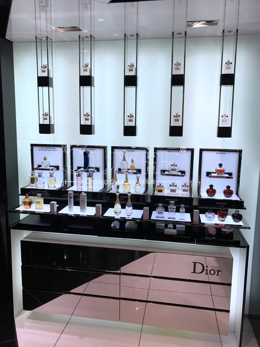 Customized Perfume Display Stands - Tailor Shop Interior Design