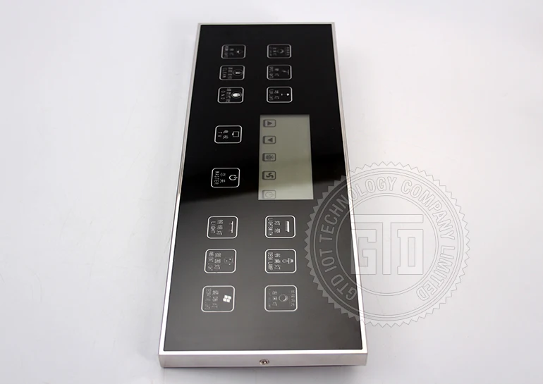 Customized Rs485 Communication Hotel Table-mounted Bedside Touch Switch ...