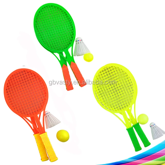 Outdoor Sports Mini Plastic Badminton Racket Toy Set for Child