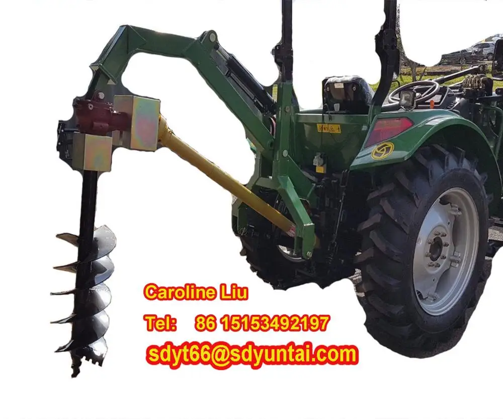 Tractor 3 Point Linkage 80hp PTO Post Hole Digger - YUNTAI