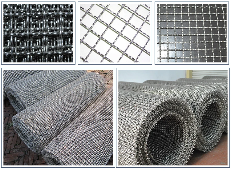 Mailles de fer à sertir carrées en acier inoxydable, 304 Ss, tressées à ...