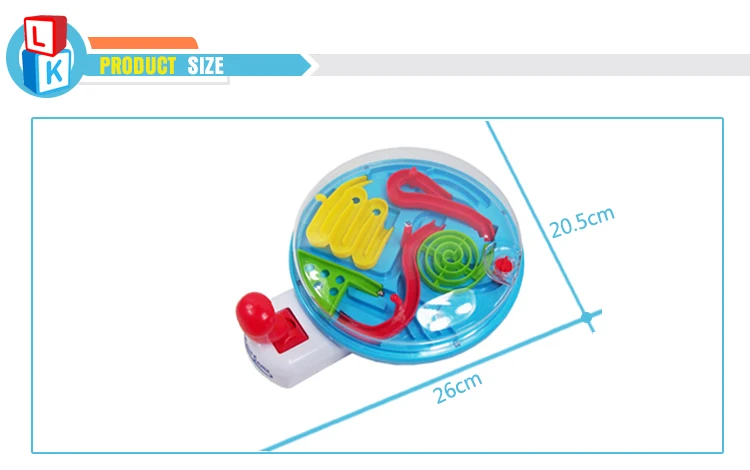 Intellect Plastic Handheld Ball Bearing Maze Game For Brain Development ...