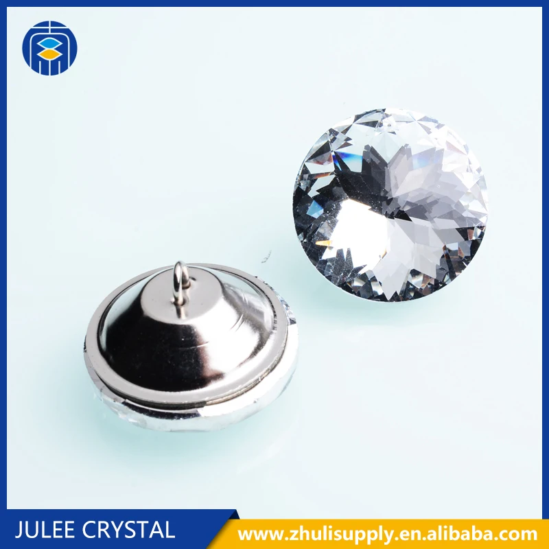 Julee-botones De Cristal Para Tapicería De Sofá,Botones De Tirar De ...