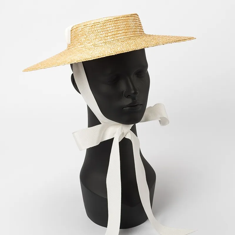 2018 Summer Hand Woven Paper Hat Straw Boater Hat Designer Pattern ...