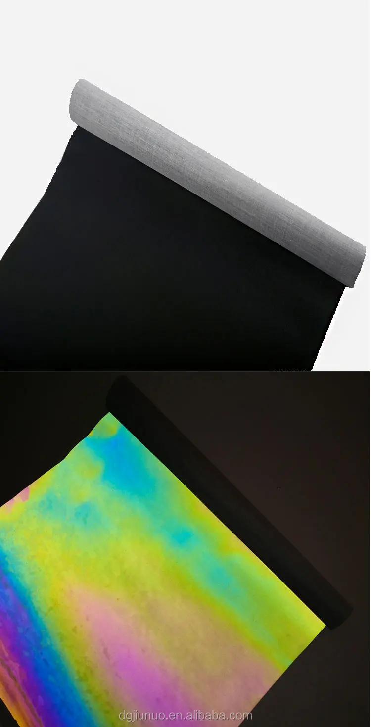 Nylon Retro Sun Heat Black Rainbow Reflective Fabric - Buy Reflective ...