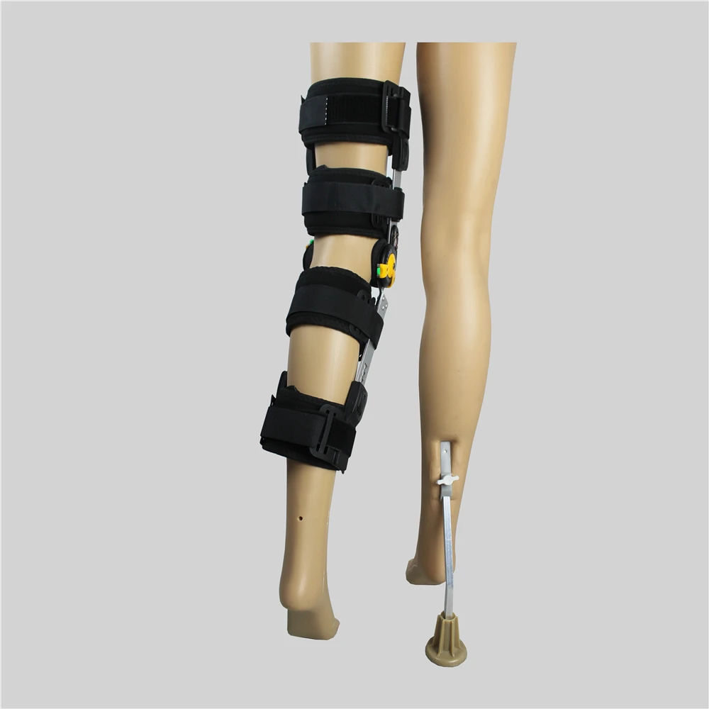Lightweight Adjustable Hinged Walking Knee Brace With Lateral Supports ...