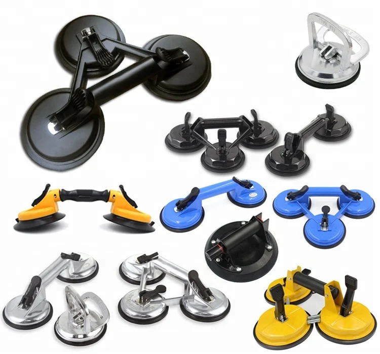 Adjustable Heavy Duty Double Handle Gripper Glass Sucker