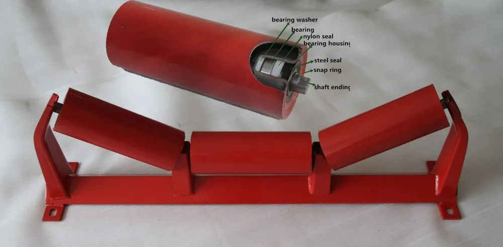 belt conveyor used steel conveyor idler return idler roller brackets ...