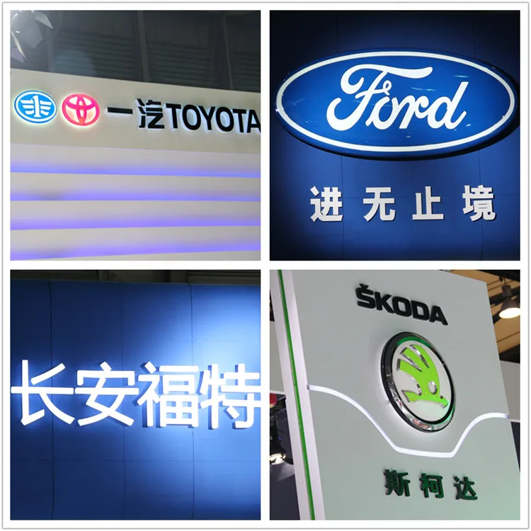 3d Led Car Emblem Light,Led Car Logo Light,Auto Led Car Door Lamp - Buy ...