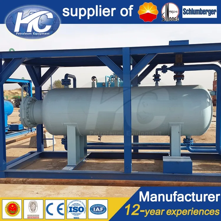 Skid-mounted Gas Liquid Separator / Gas Liquid Filter Separator ...