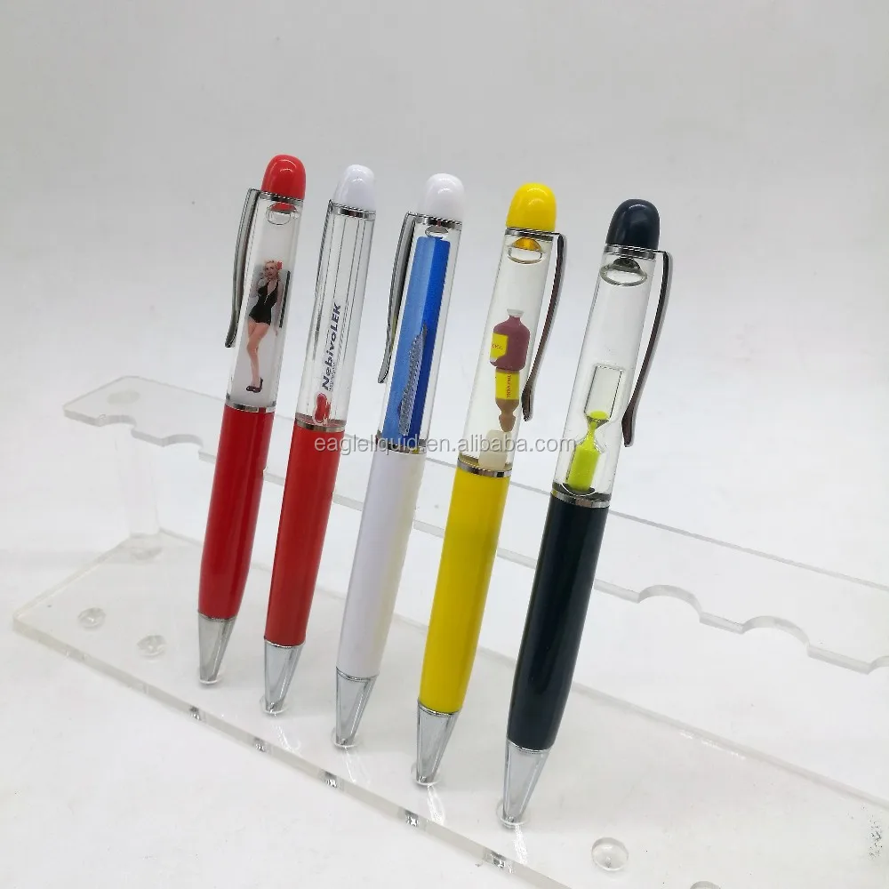 Liquid Filled Floater Pen With Floating Movie Character - Buy Floating ...
